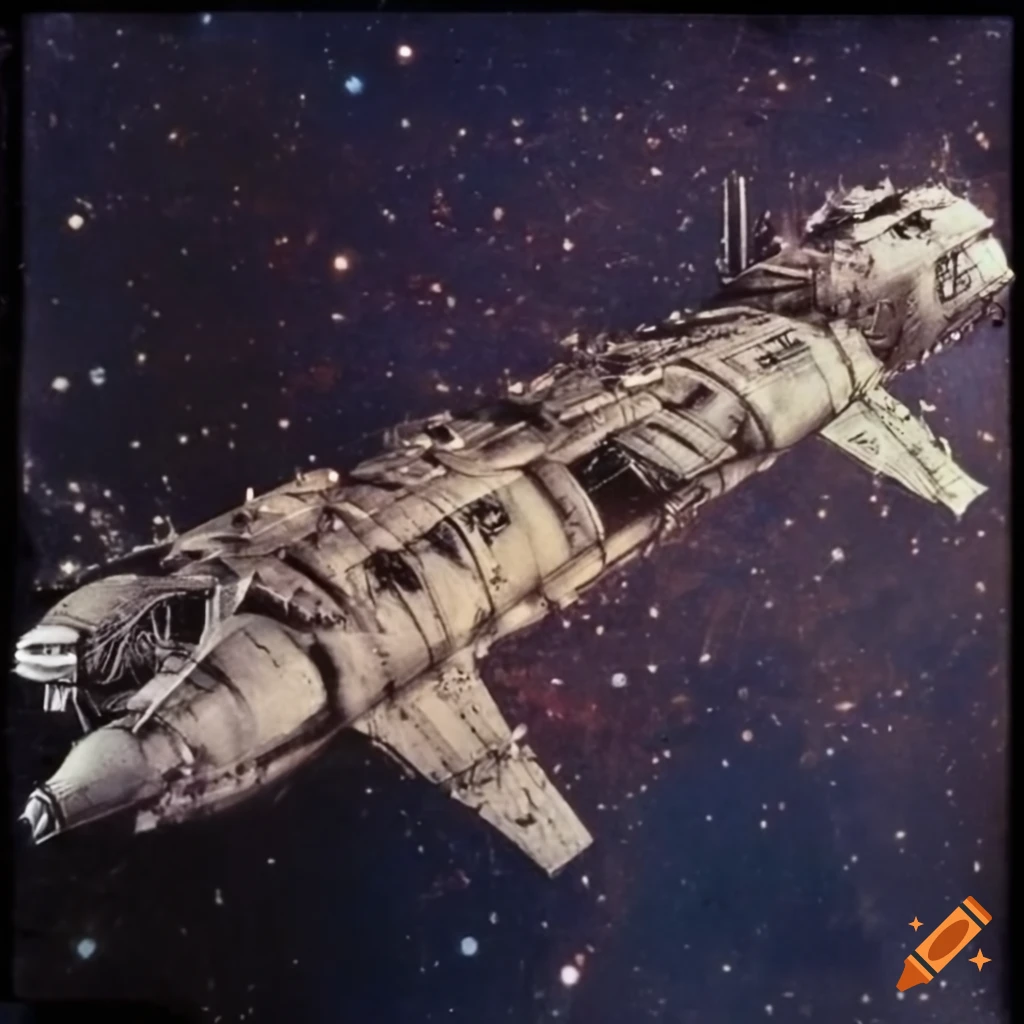 Space cargo freighter shaped like a colossal hymenopteran ant soldier ...