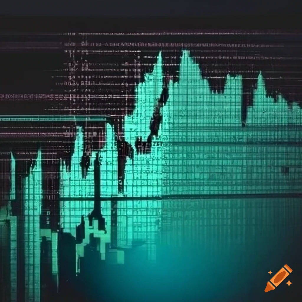 Stock market matrix on Craiyon