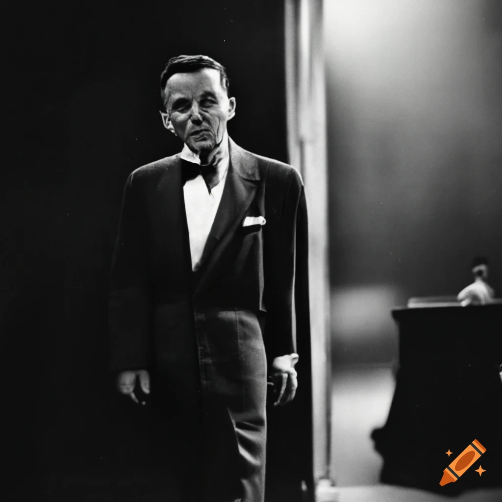 Black and white photo of frank sinatra walking while drunk at 3 in the ...