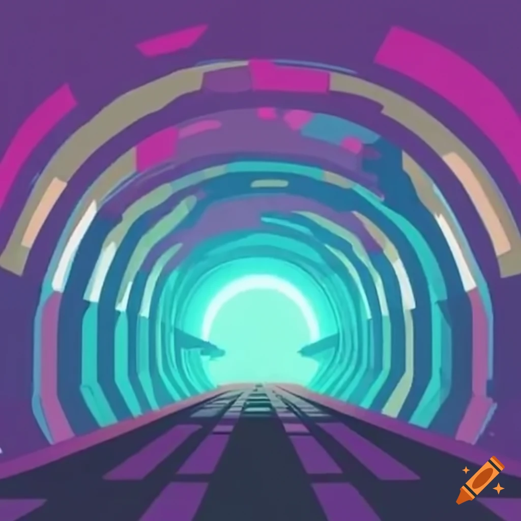 Tunnel animated