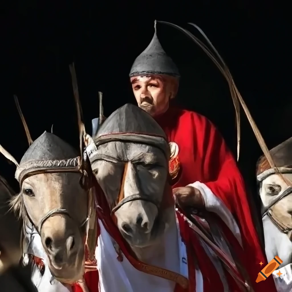 Seljuk horse archers on Craiyon
