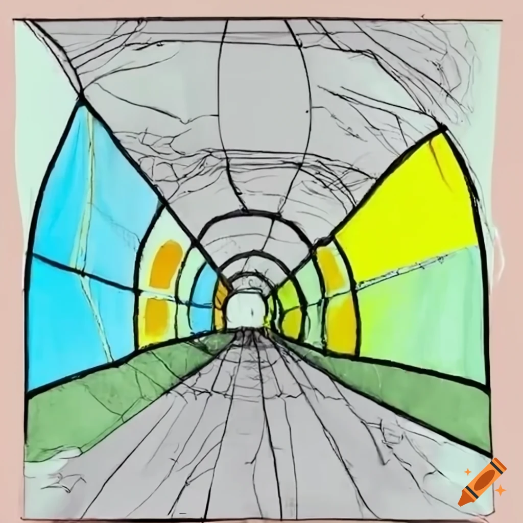 Tunnel animated on Craiyon