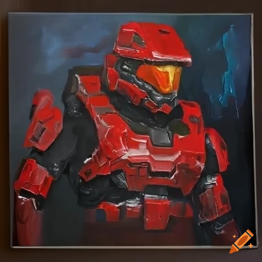Dark red halo odst