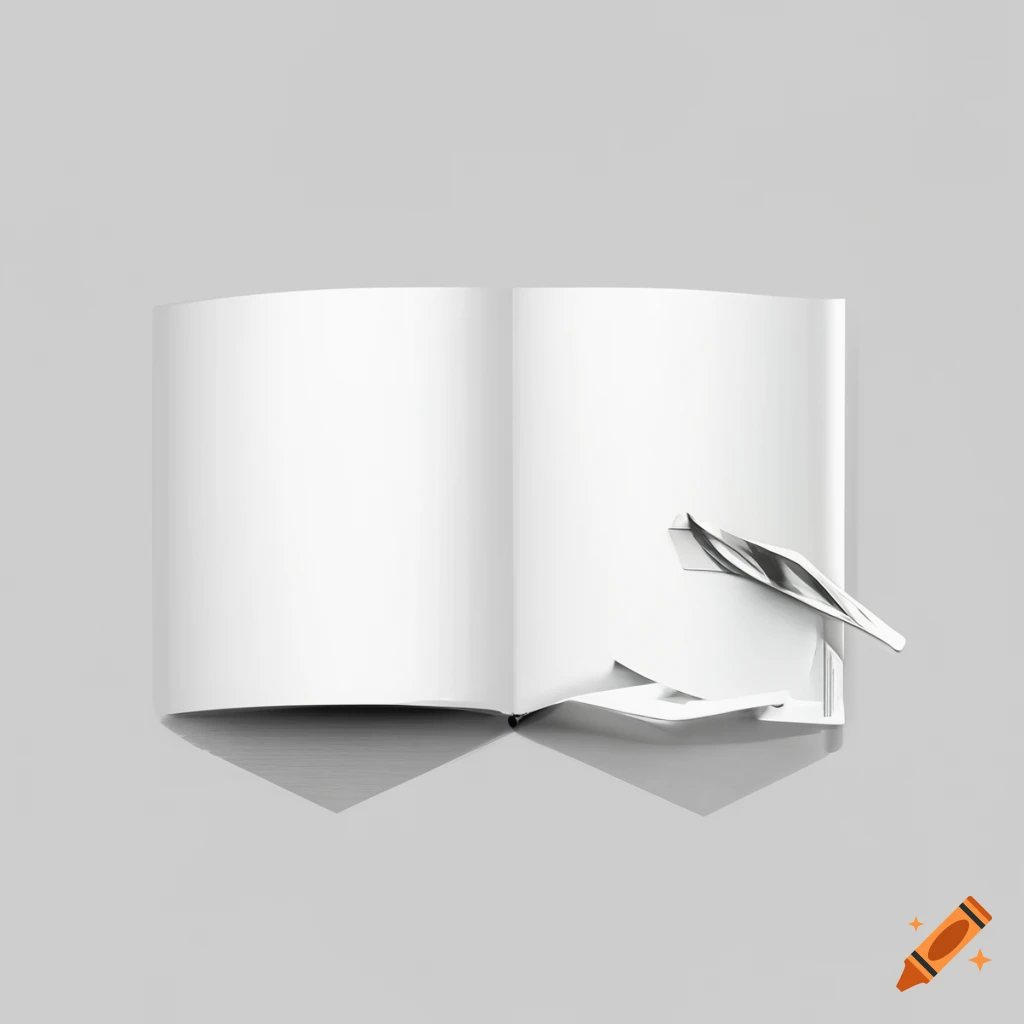 Minimalist fashion catalogue cover with elegant typography and clean design