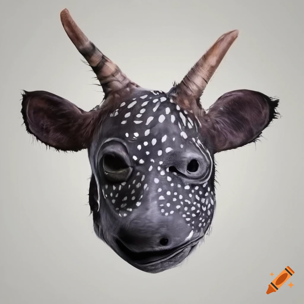 Mask made by farm animals on Craiyon