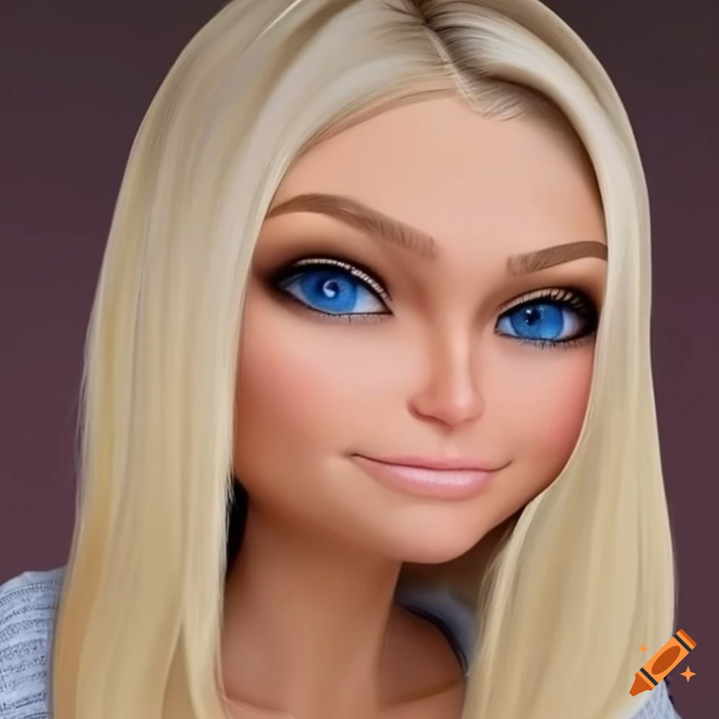 Beautiful chloe bourgeois portrait real-life super-detailed enhanced