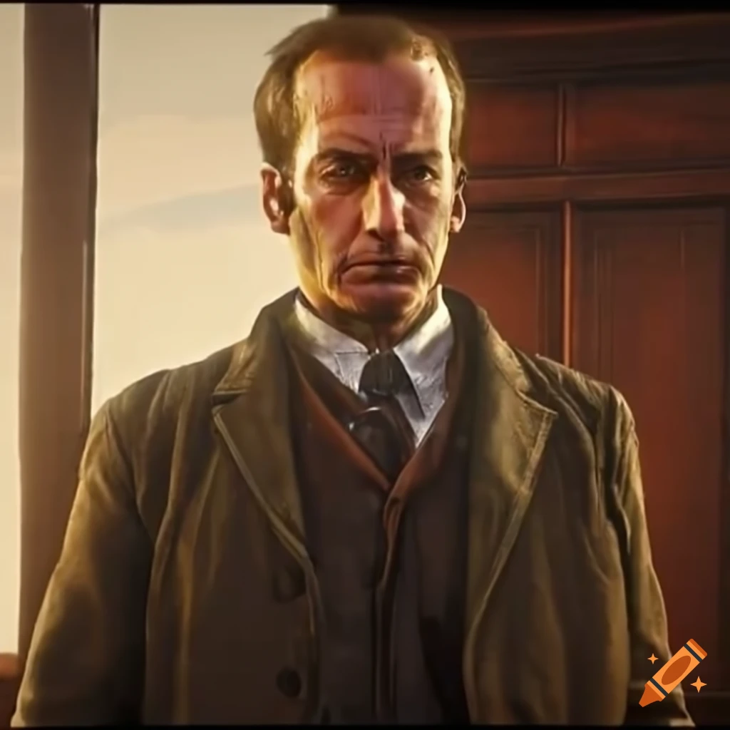 Famous actor bob odenkirk in red dead redemption 2 on Craiyon
