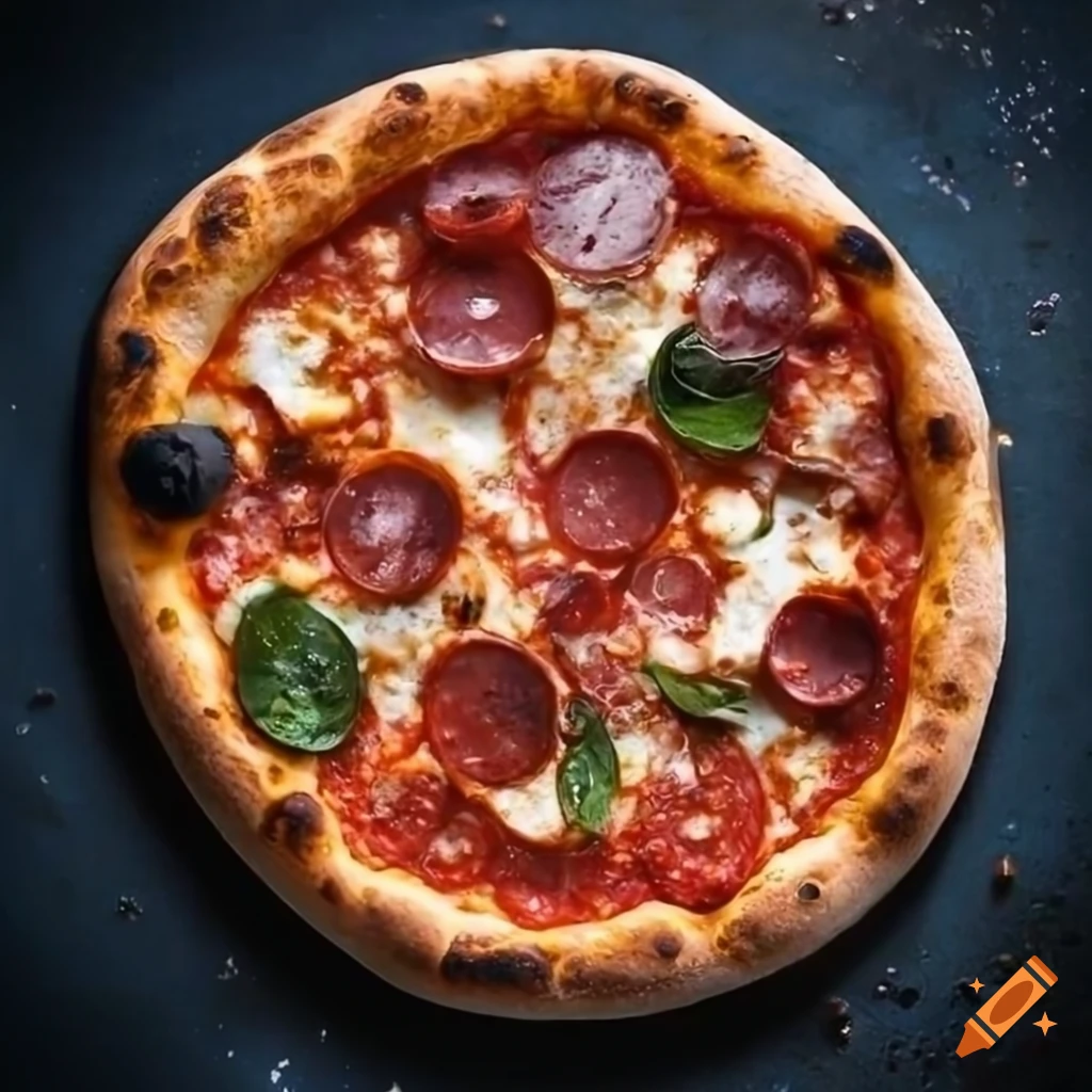 Beautiful pizza. pepperoni. michellin star. gorgeous pizza on Craiyon