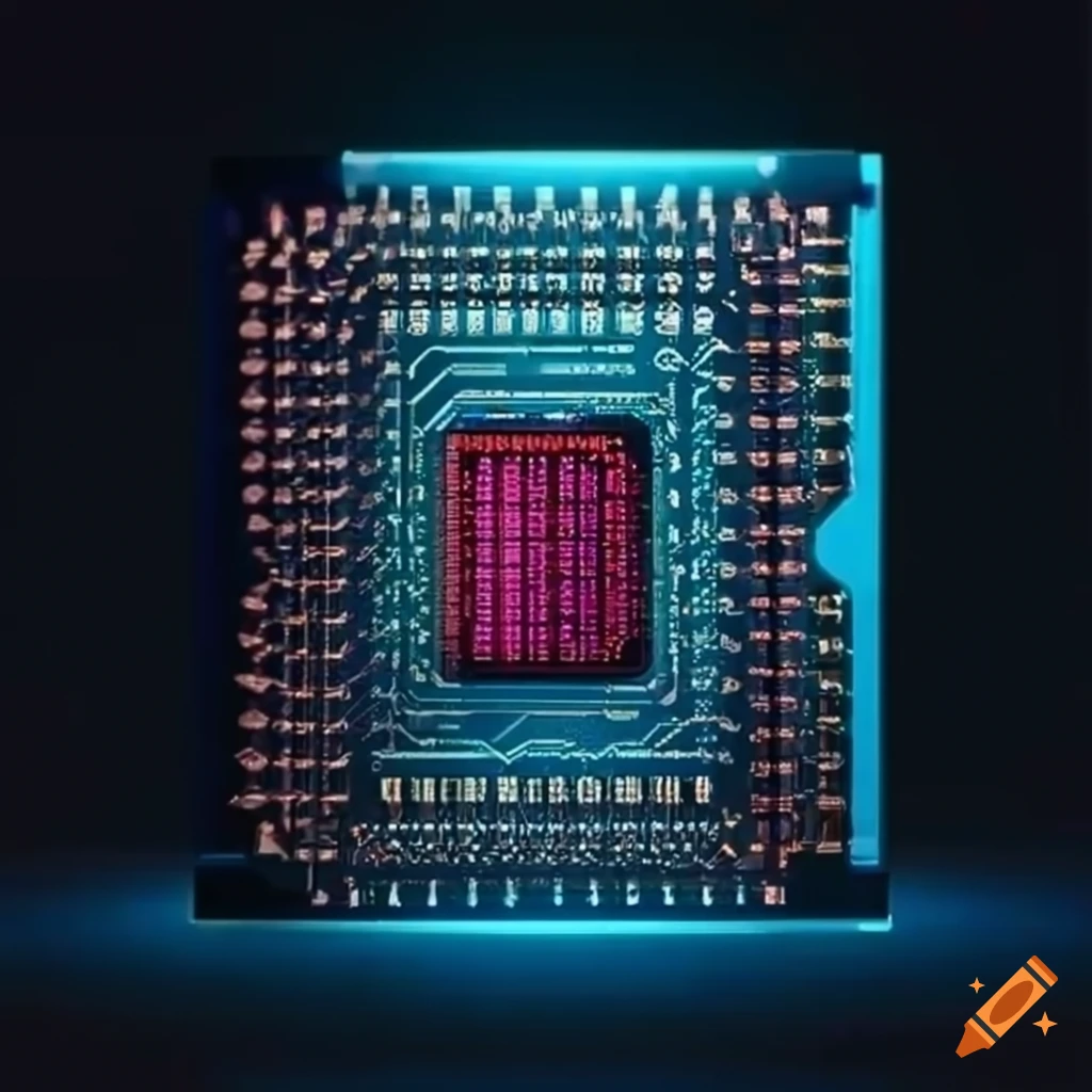 Image of the latest amd ryzen 7000 processor on Craiyon