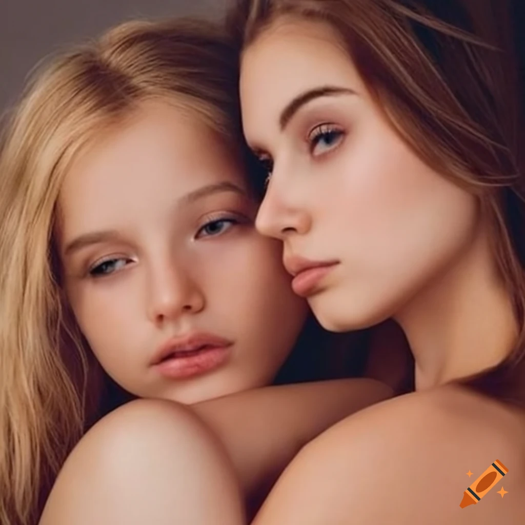 Girls in love on Craiyon