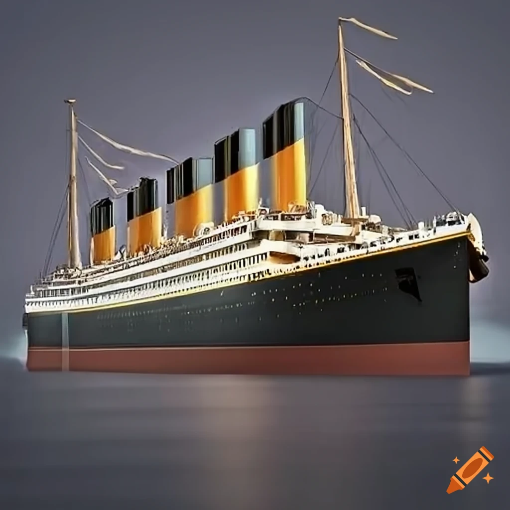 Titanic ship on Craiyon
