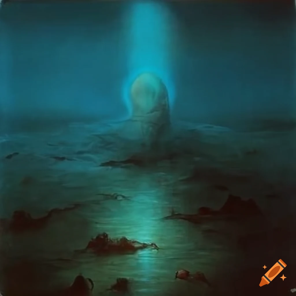 Zdzisław beksiński the sea