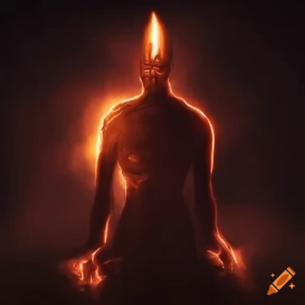 When in humanoid form it appears as a burnt corpse, with the edges of ...