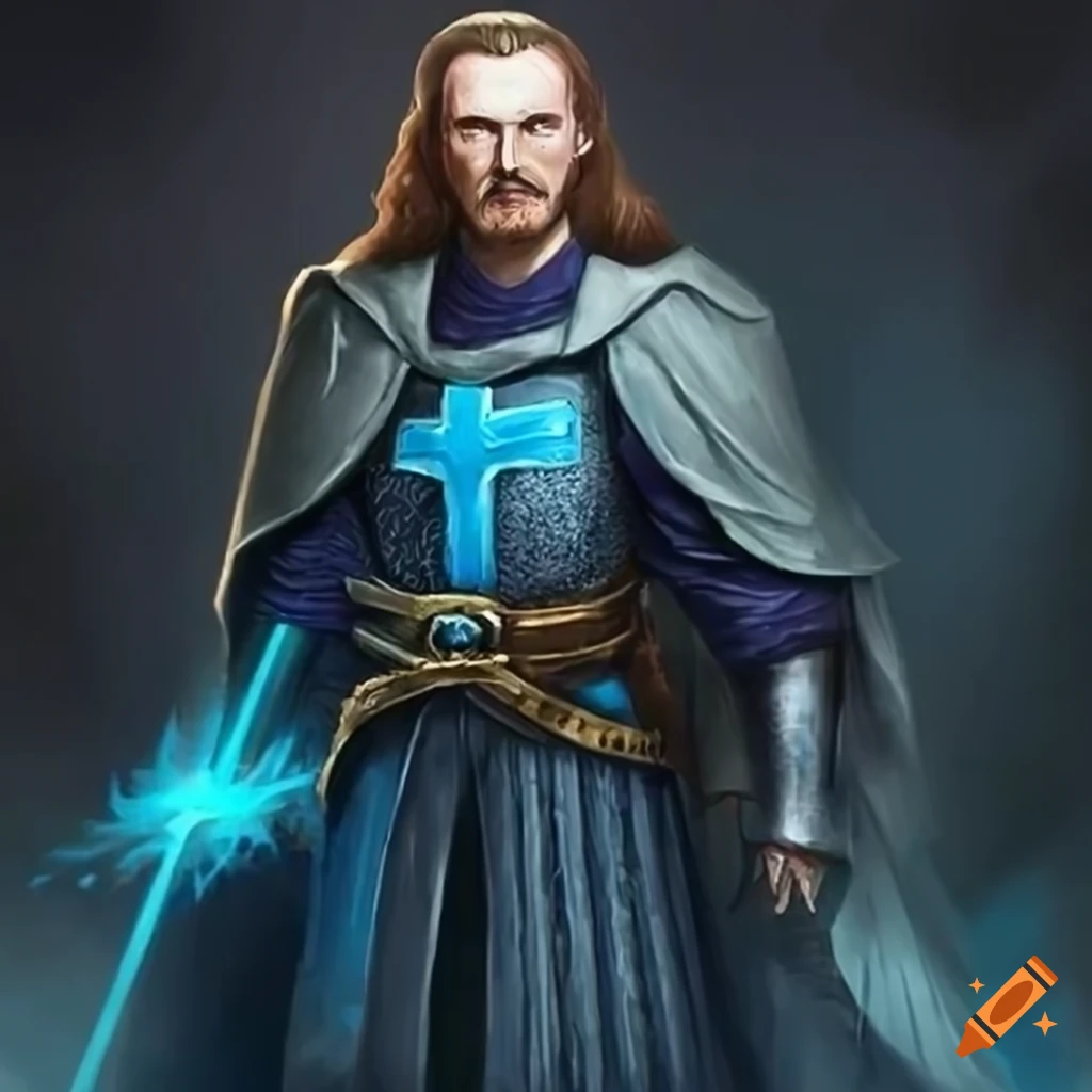Qui gon jinn fusion radamanthys de wyvern as blue templar armor knight ...