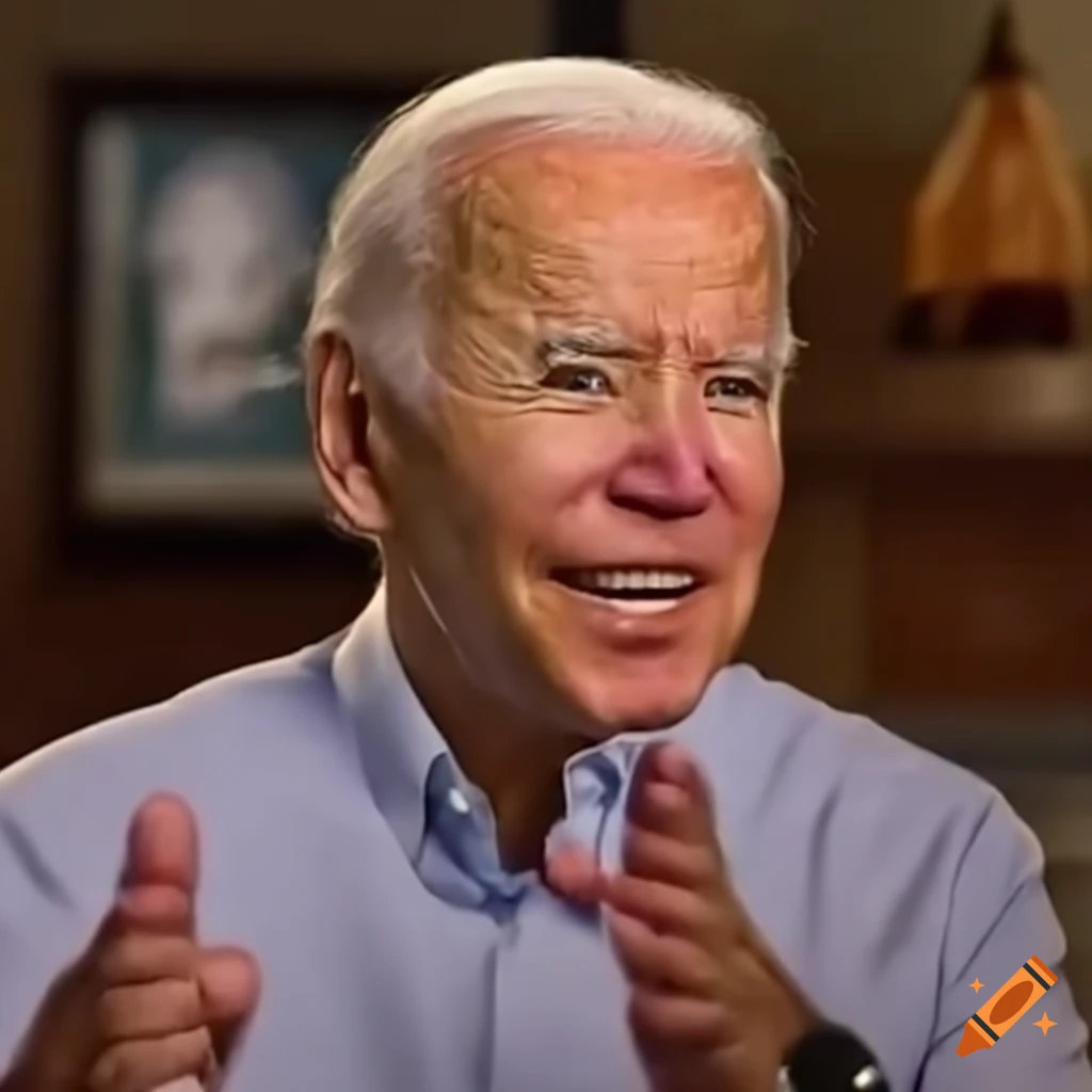 Infamous meme of joe biden preparing a meal in the kitchen