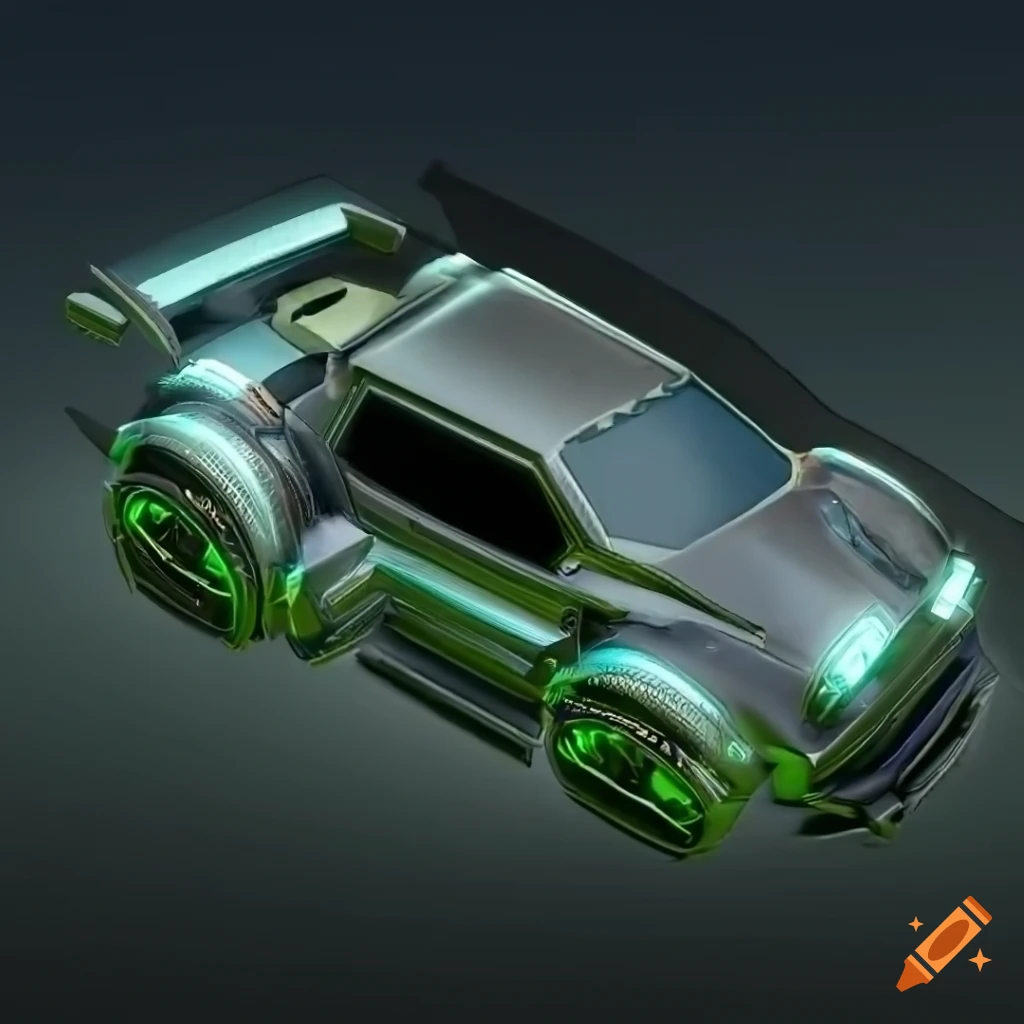 Rocket league fennec car body in high resolution 16k, high detail, high ...