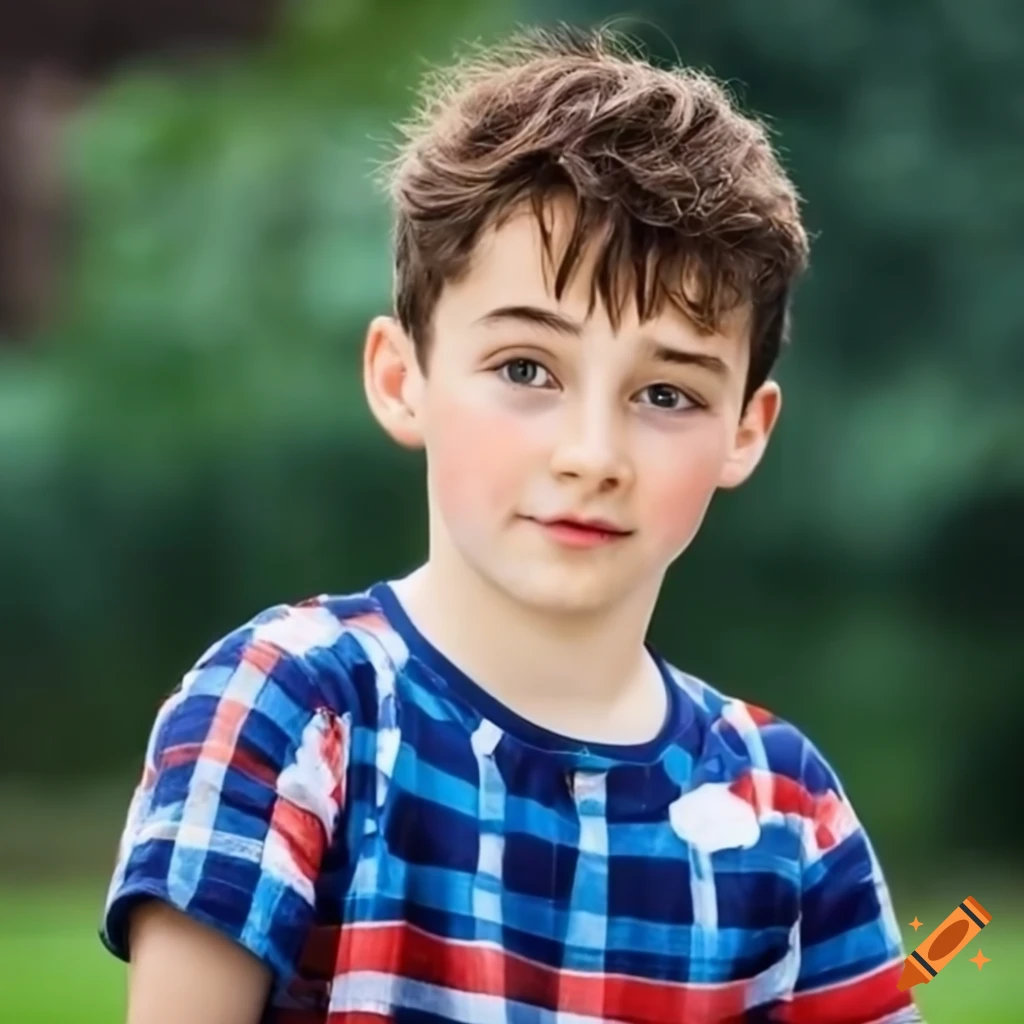 Portrait of a young child with a resemblance to charles leclerc