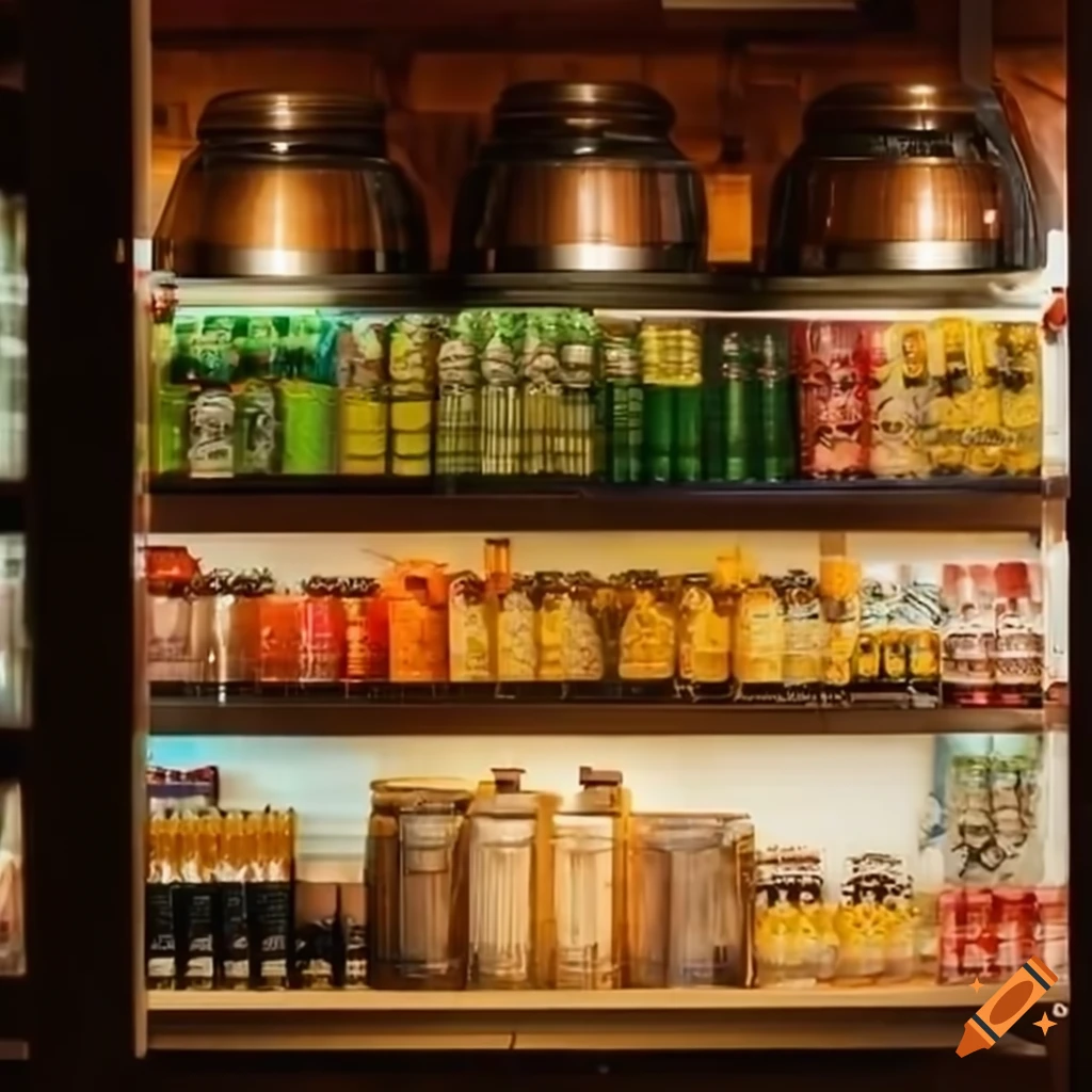 Inside of an juice shop