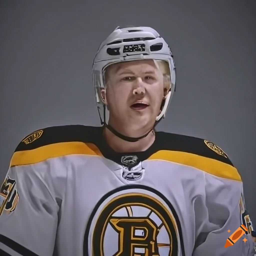 Travis Roy in action for the Boston Bruins, inspiring hockey fans on ...