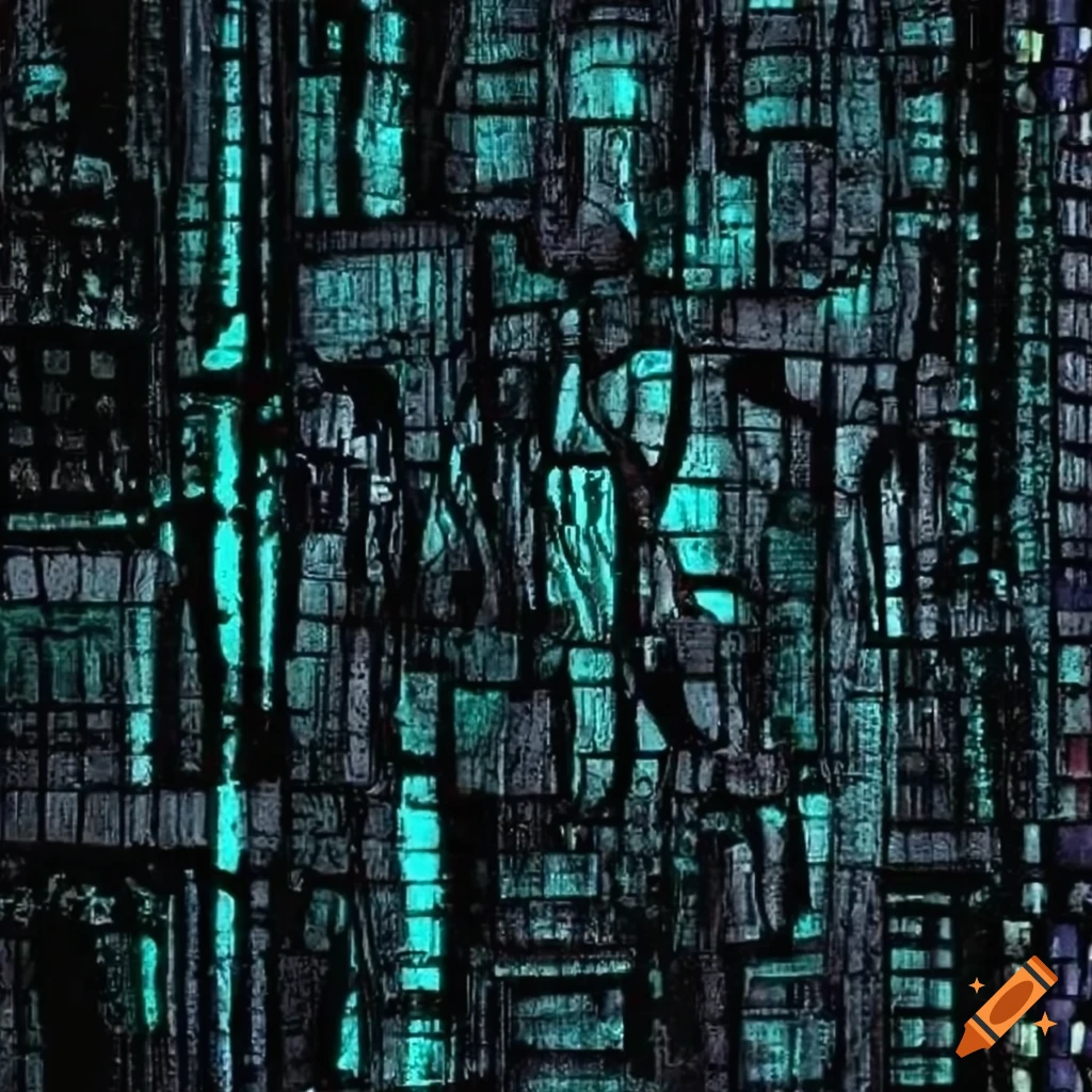 Cyber punk wall texture