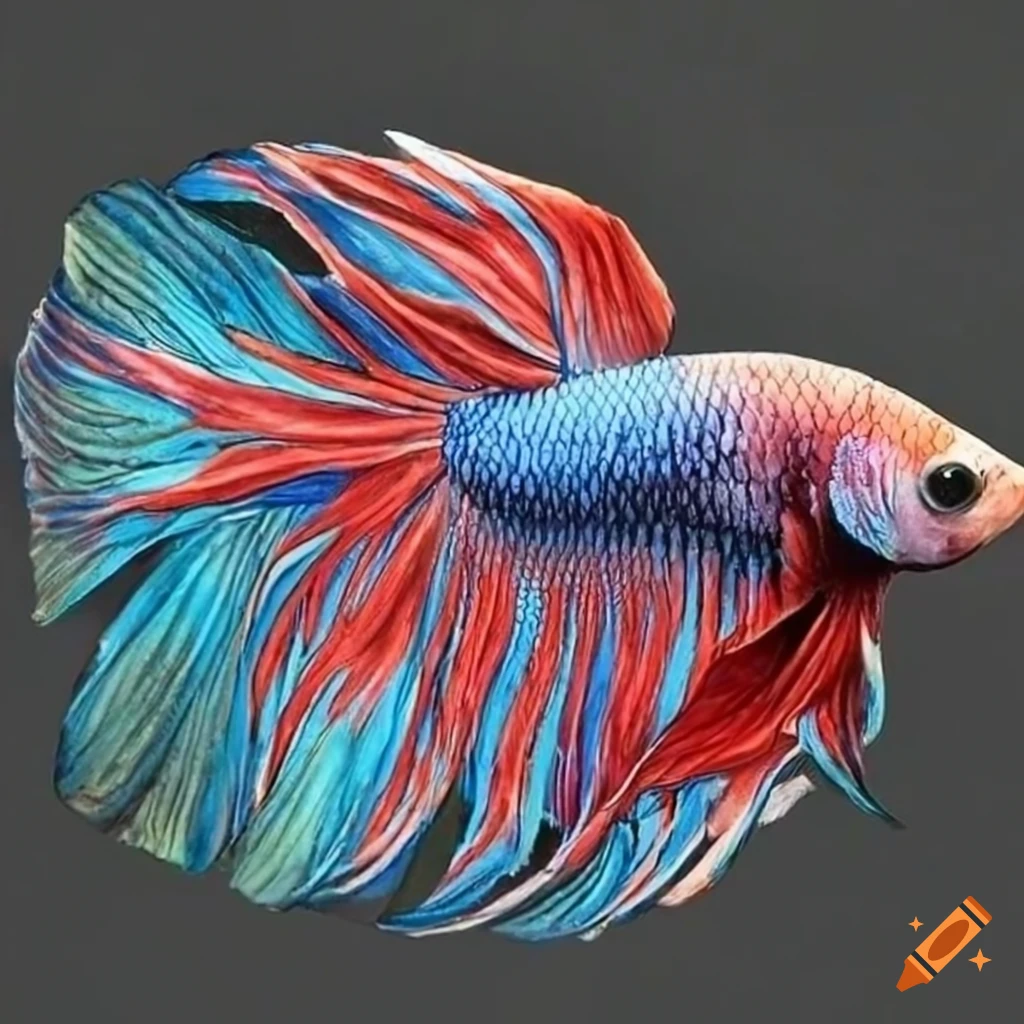 Pretty betta fish
