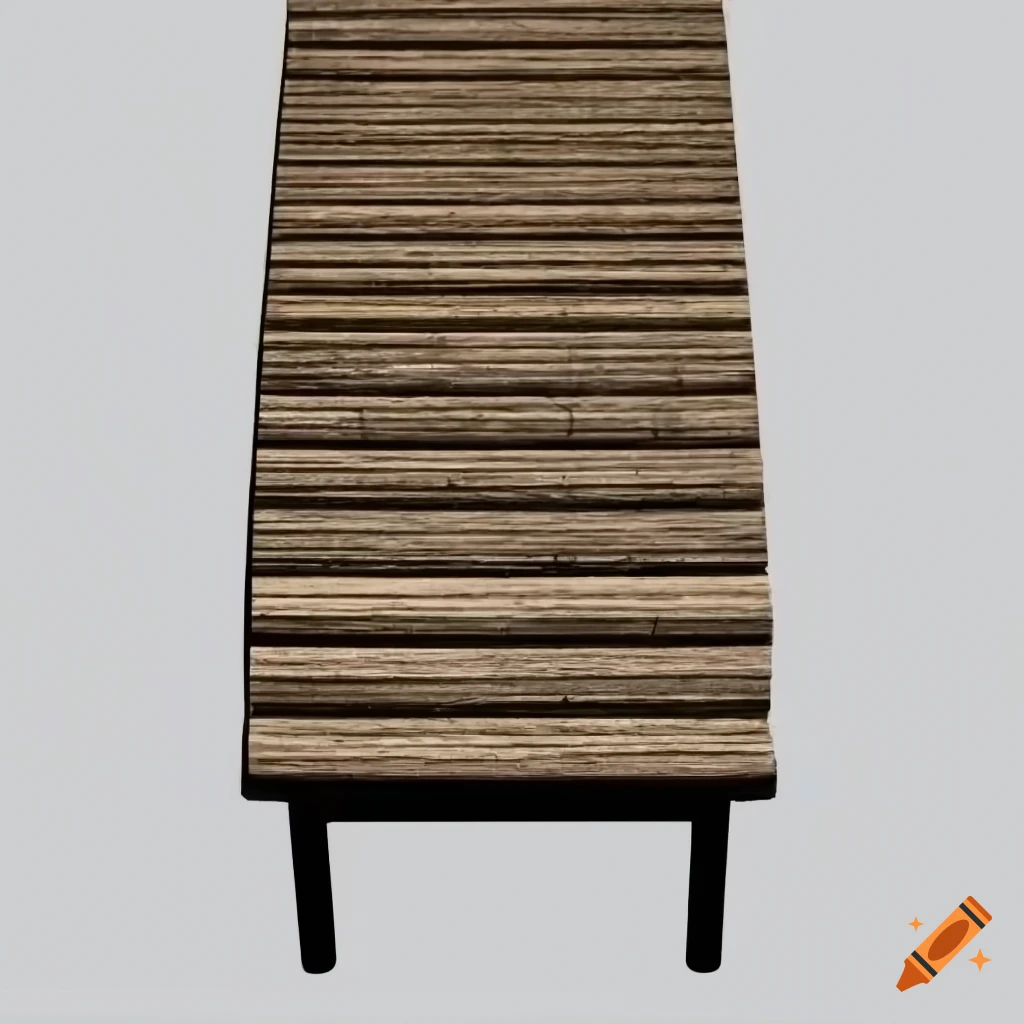 Dock from a top down perspective against a white background