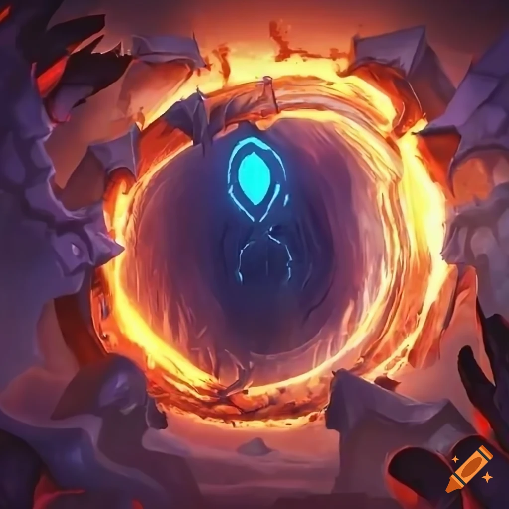 A portal,world of warcraft style,void