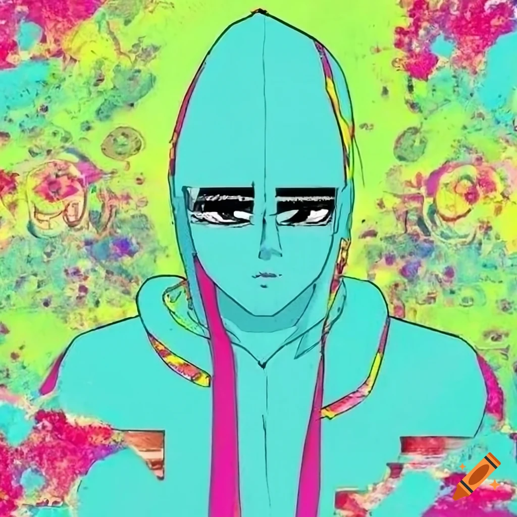 70s manga anime, trippy space opera, semirealistic, handsome ...