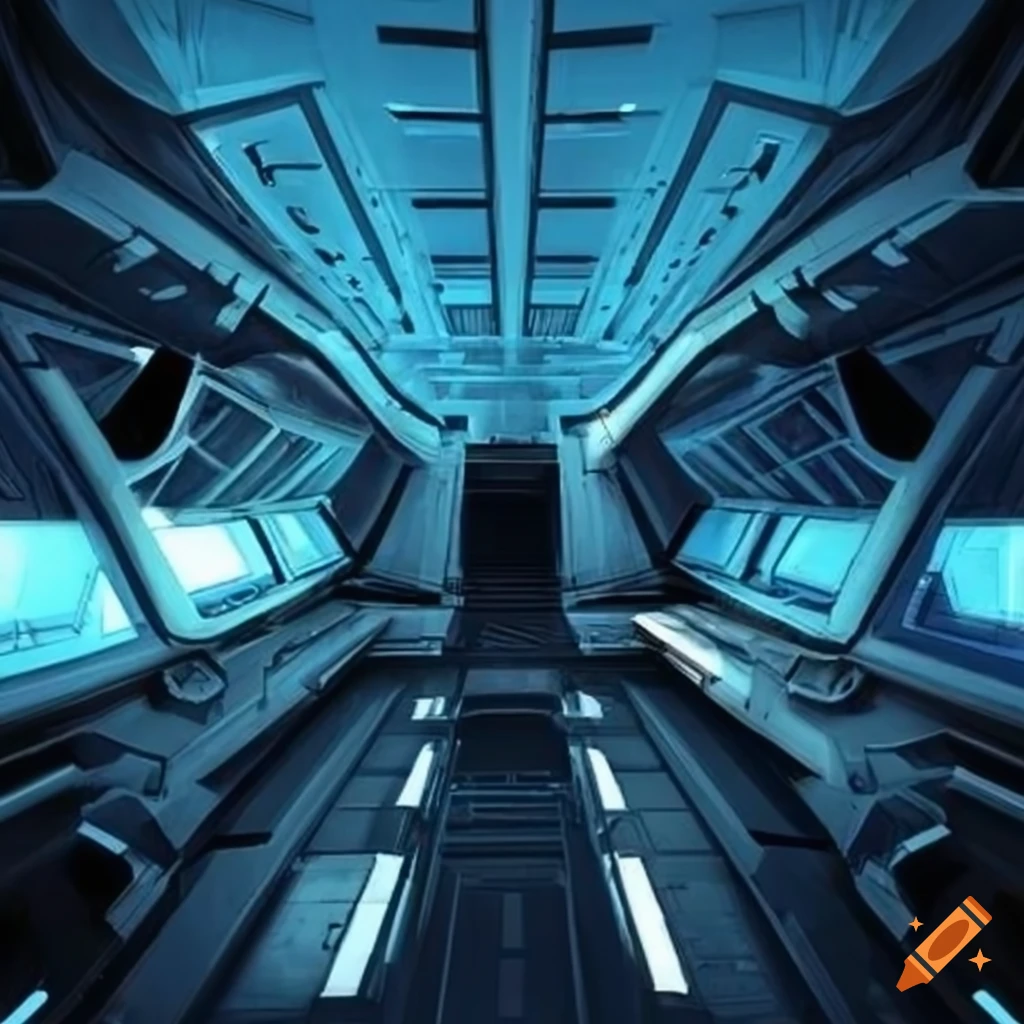 Interieur d'un vaisseau spatial