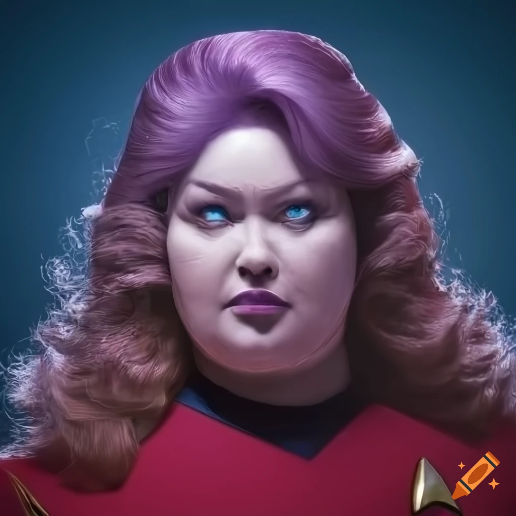 Obese female star trek character, 4k