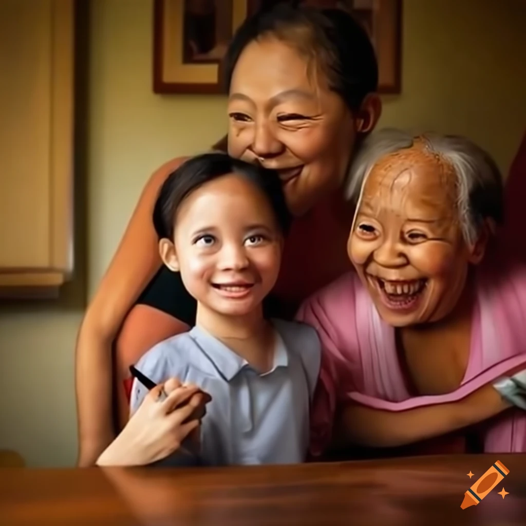 Cartoon Helping Each Other