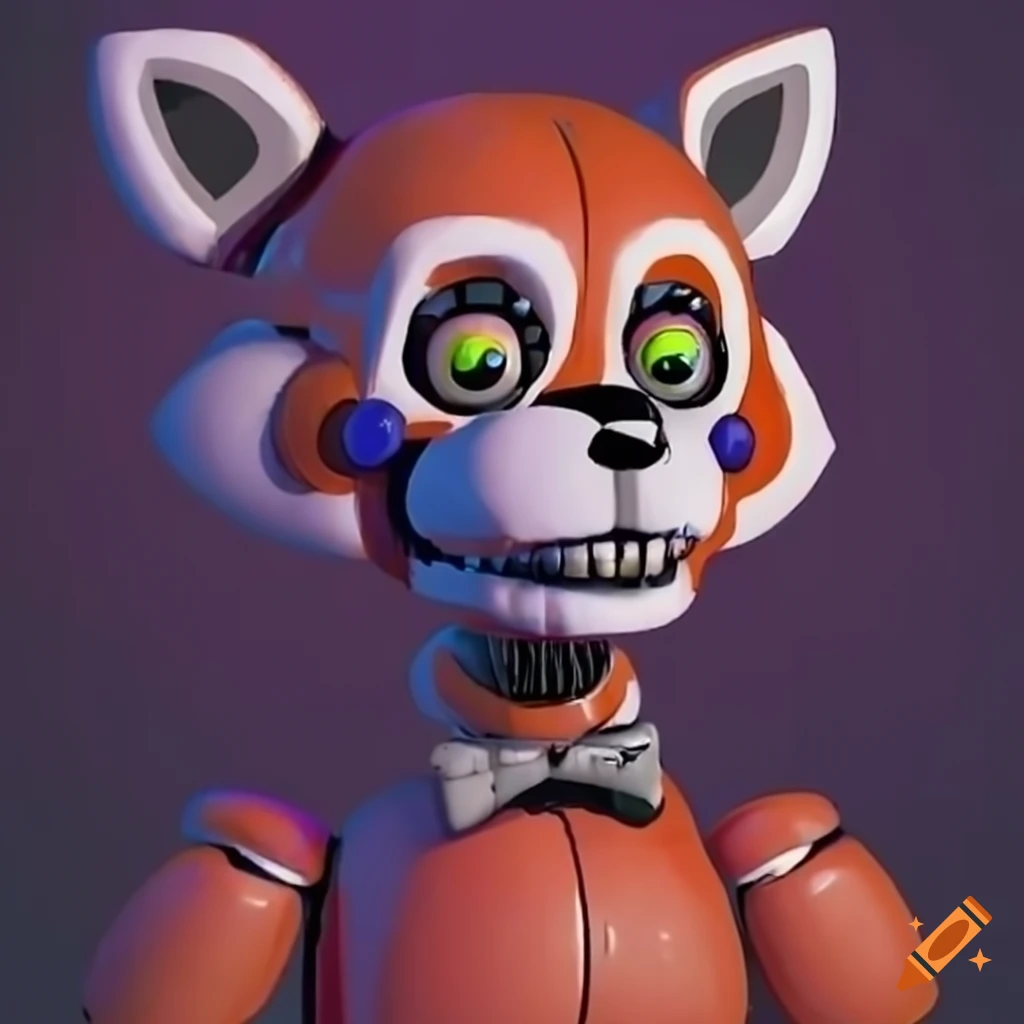 A toy red panda animatronic inspired by five nights at freddys