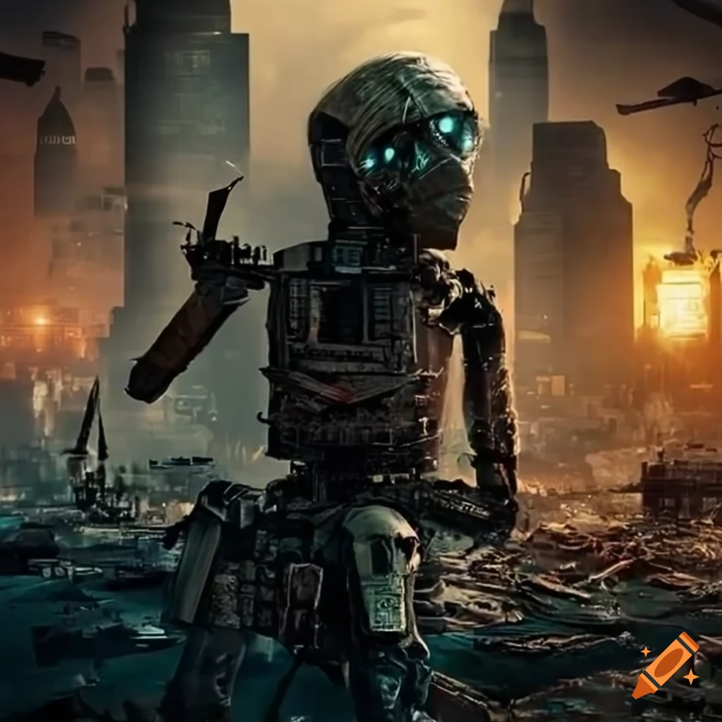 Movie poster about a post-apocalyptic world after artificial ...