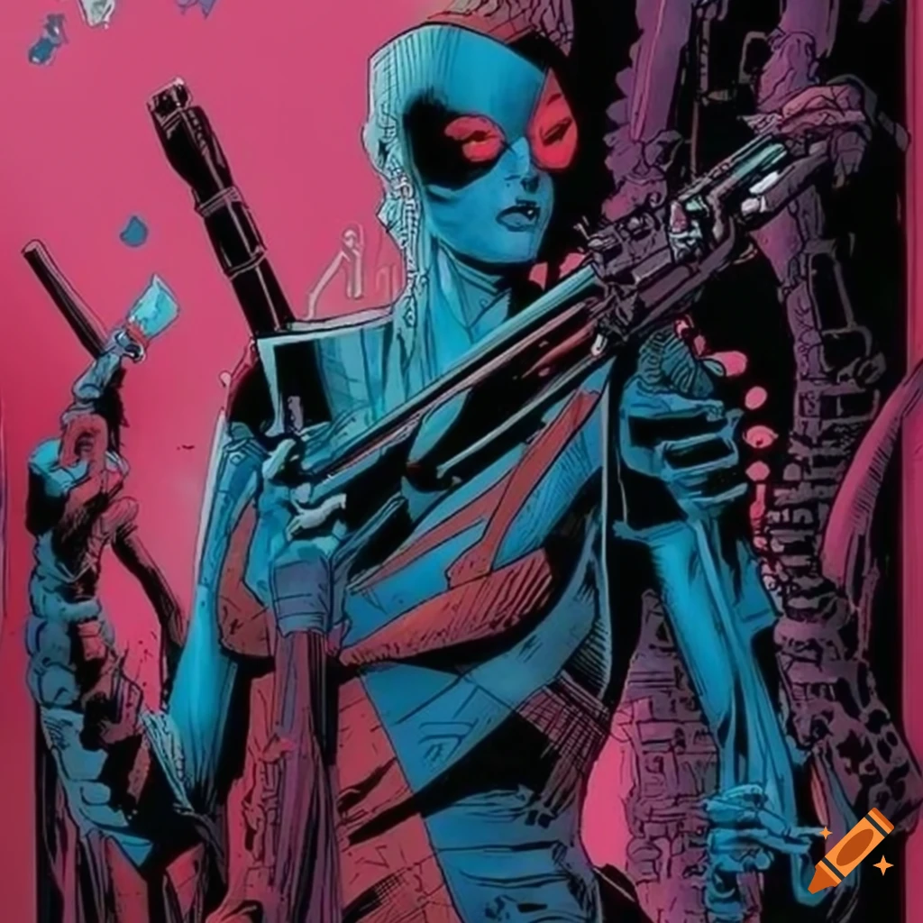 Stunning sci-fi comic book covers in art germ's signature style