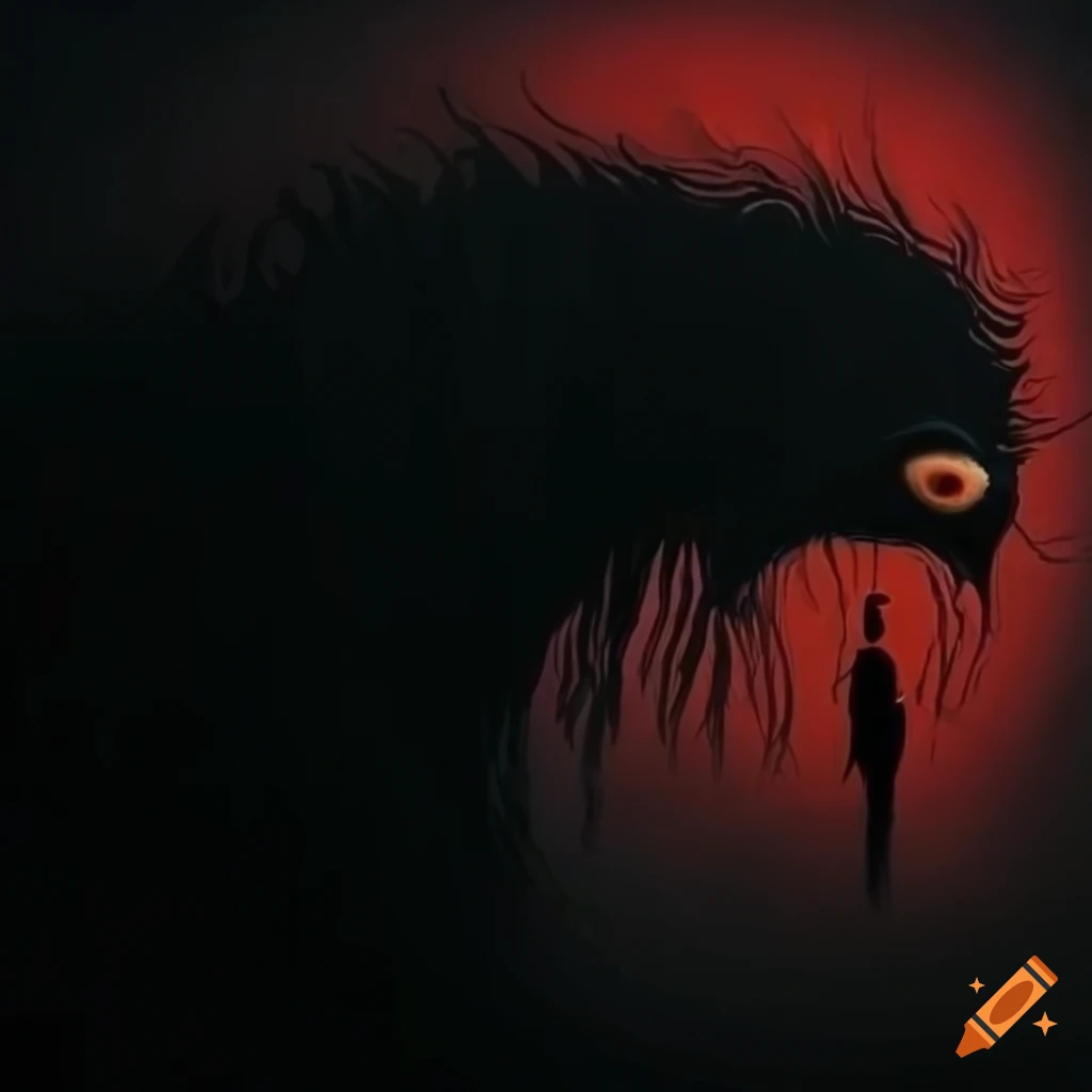 Abstract image of nightmare shadow, terrifying, haunting, highly ...
