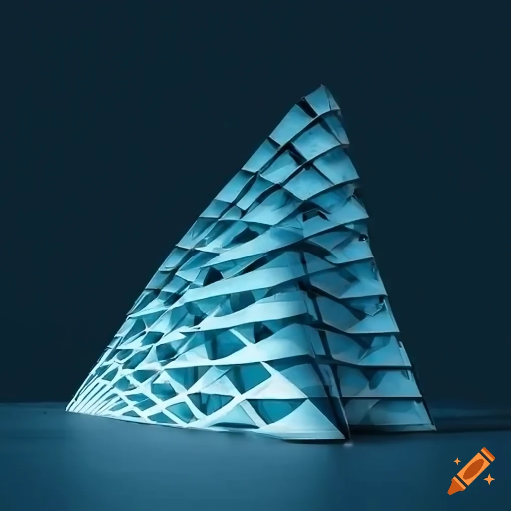 Parametric design triangle building