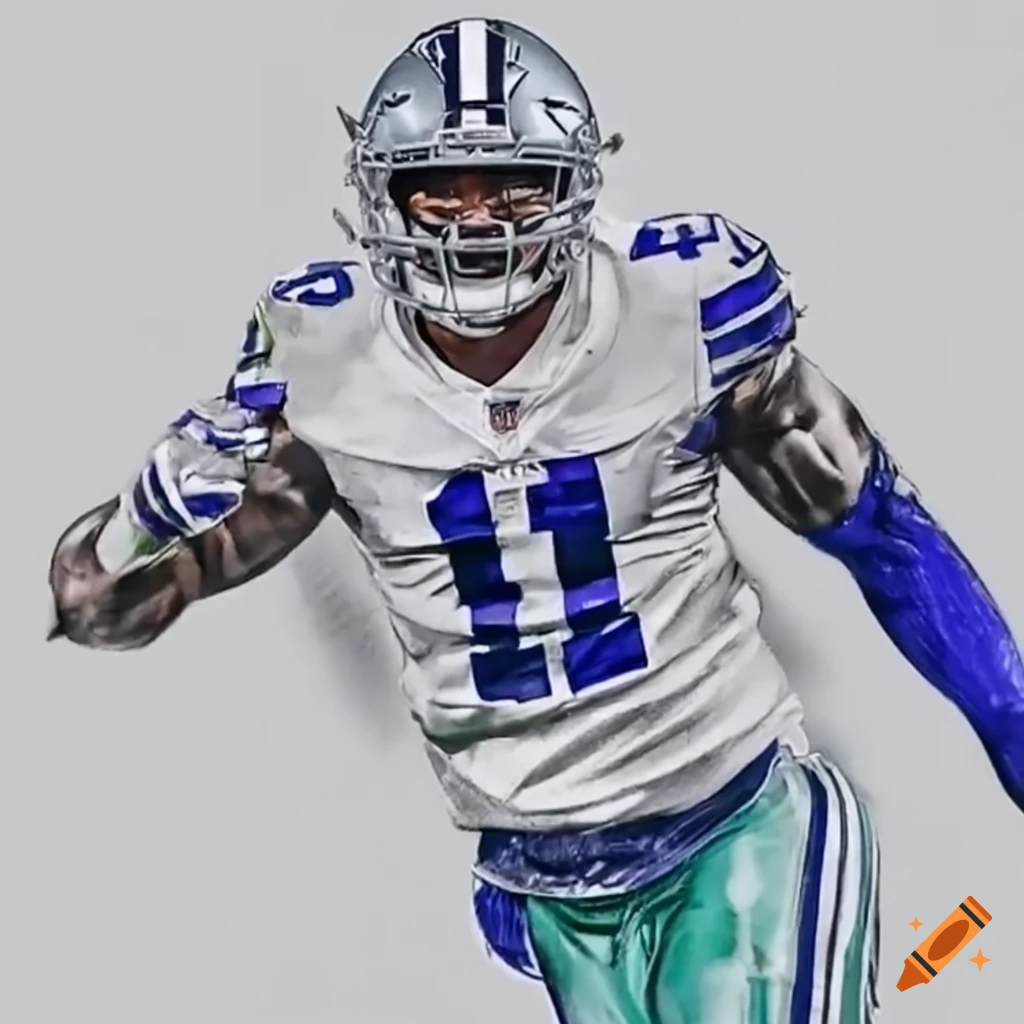 Micah parsons dallas cowboys number 11 on Craiyon