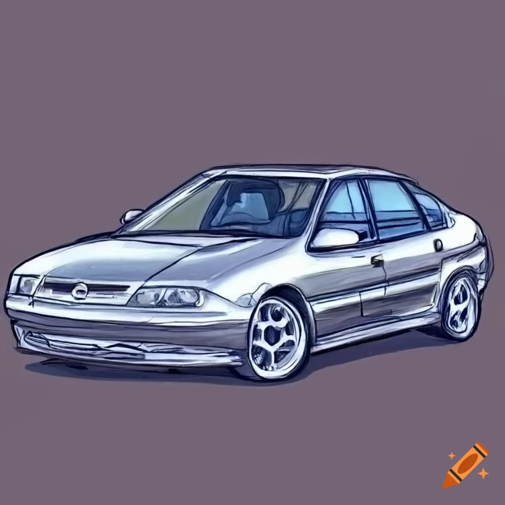 Opel omega art sketch on Craiyon