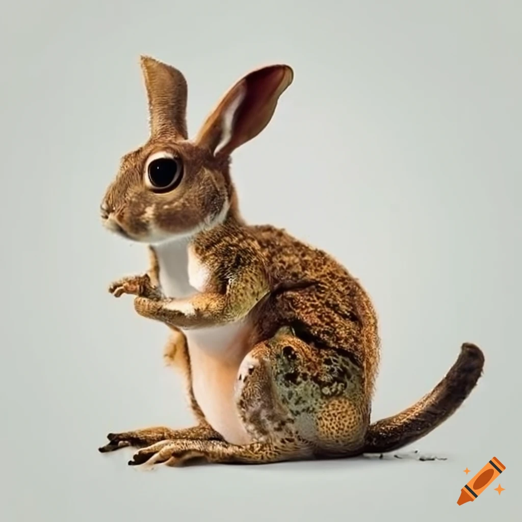 Rabbit frog kangaroo mix on Craiyon