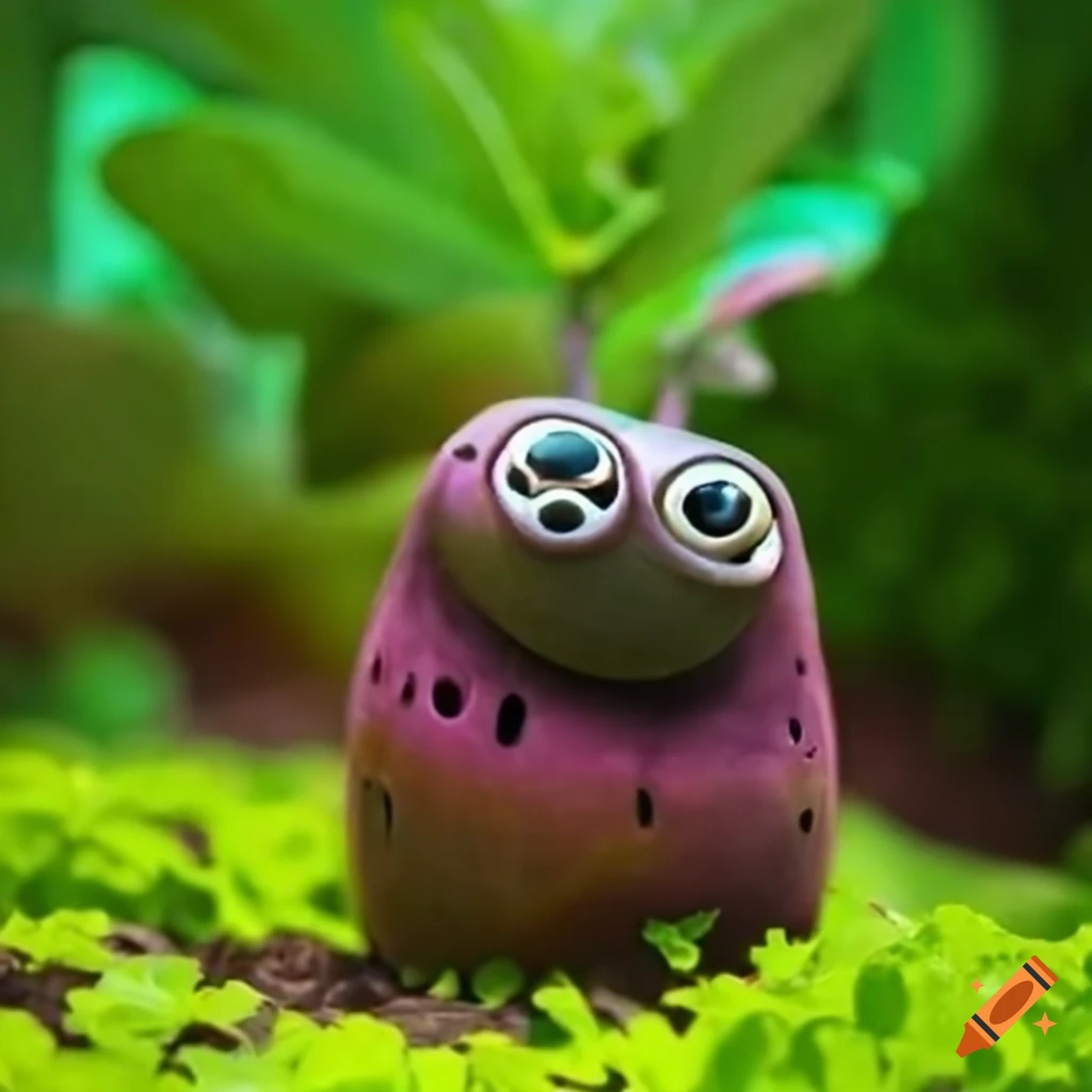 Funny planted garden on Craiyon