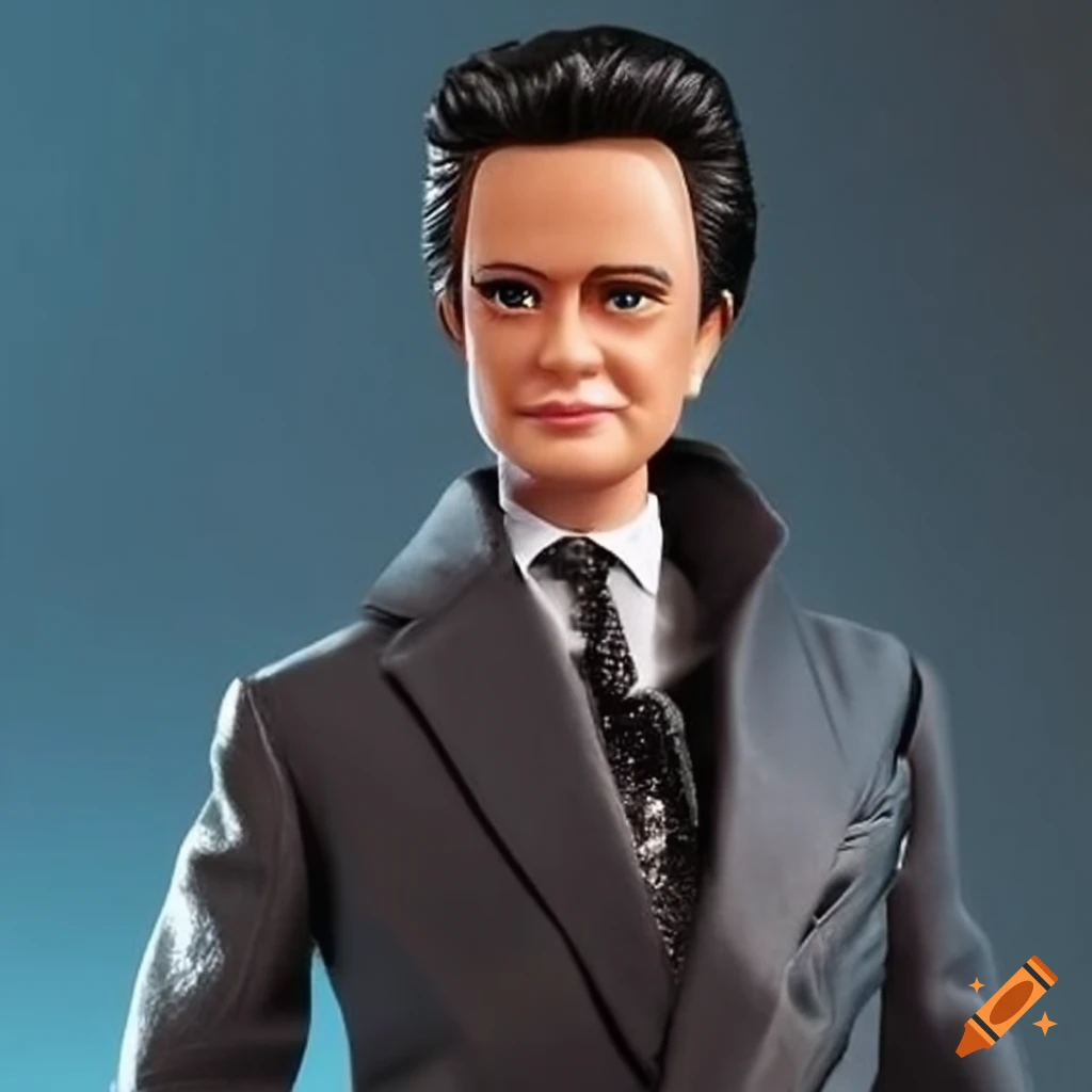 Johnny cash as a barbie doll on Craiyon
