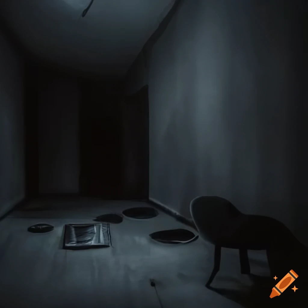 Dark depressing introspective room