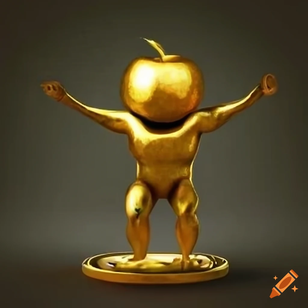 Golden apple man