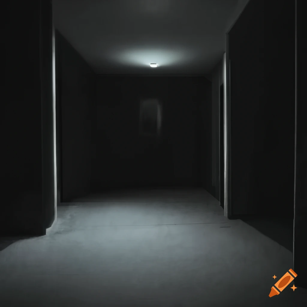 Dark depressing introspective room on Craiyon