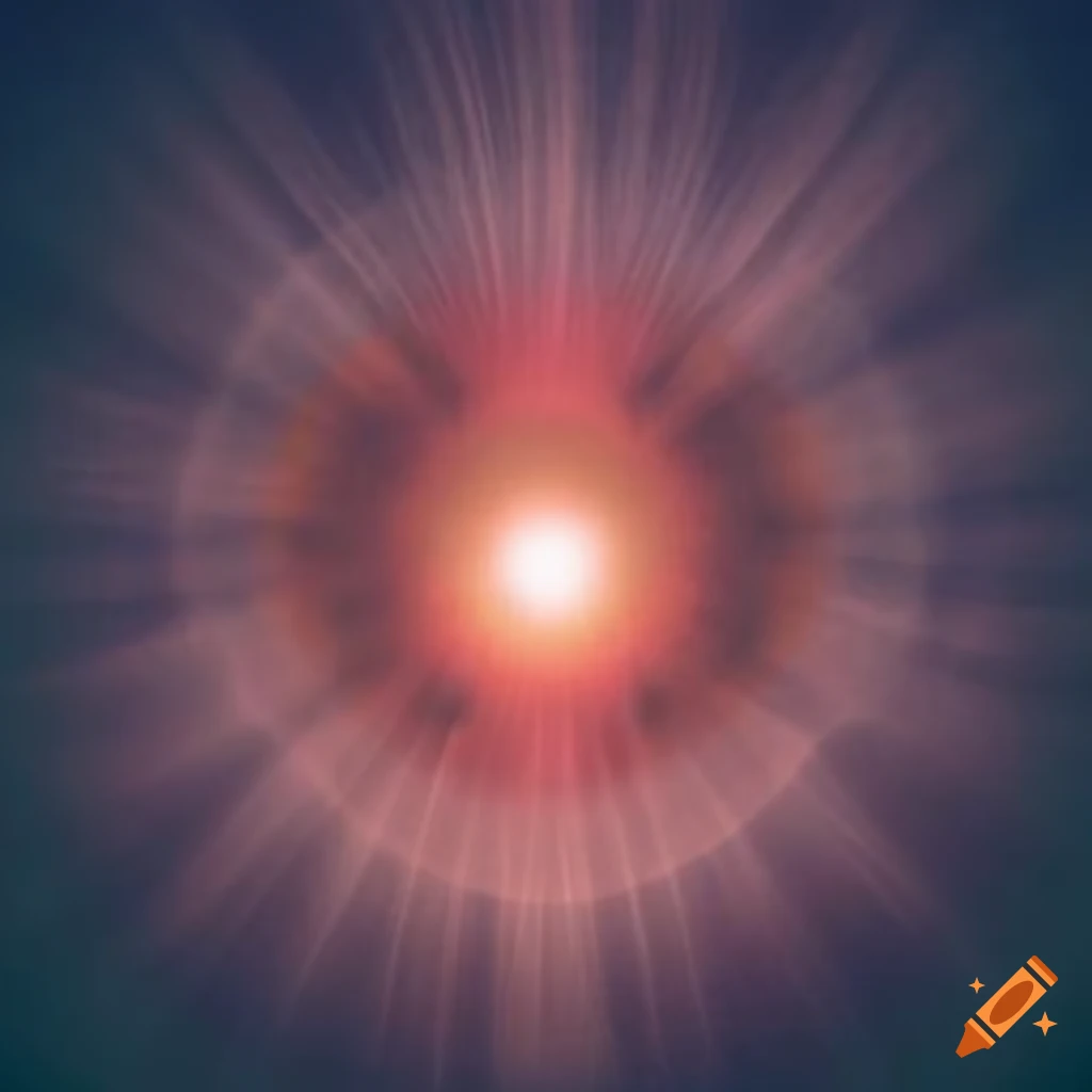 Radiating light from the center of your forehead on Craiyon