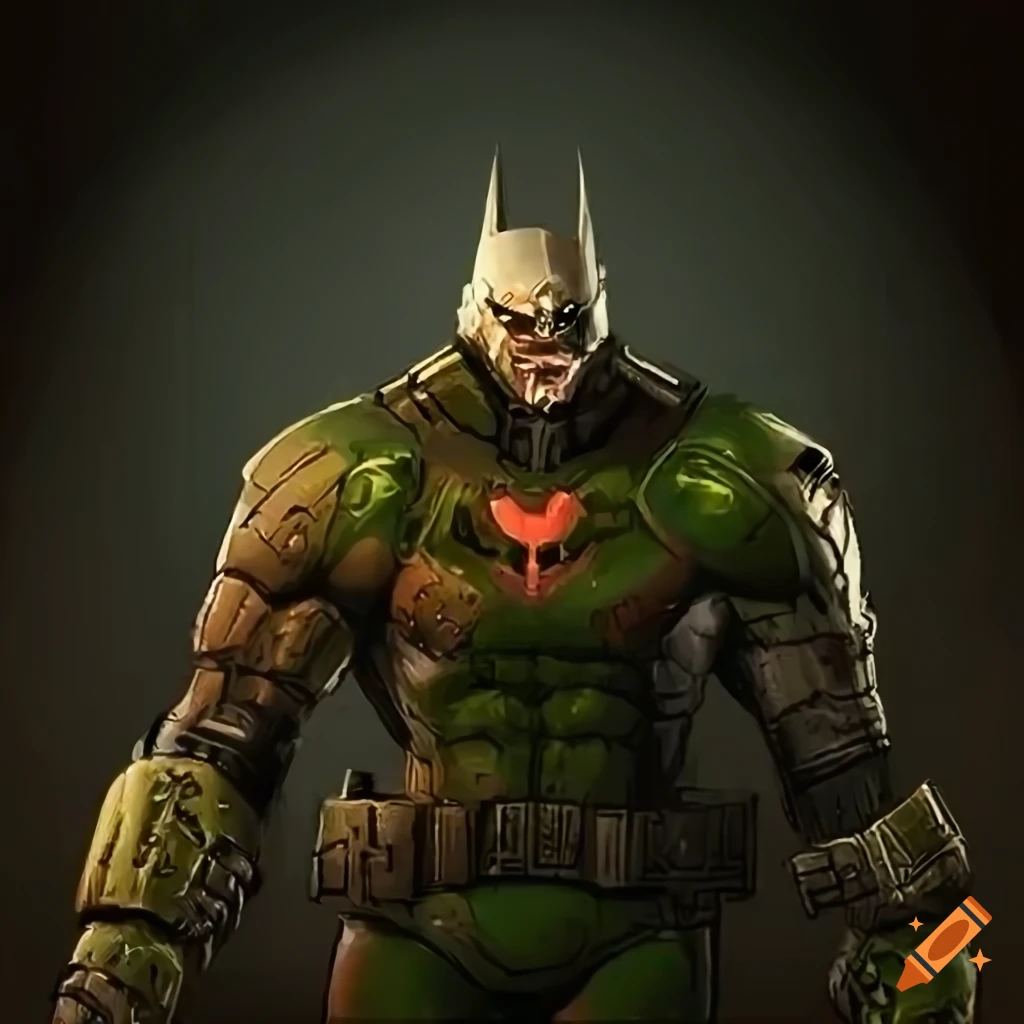 Unite doom guy and batman