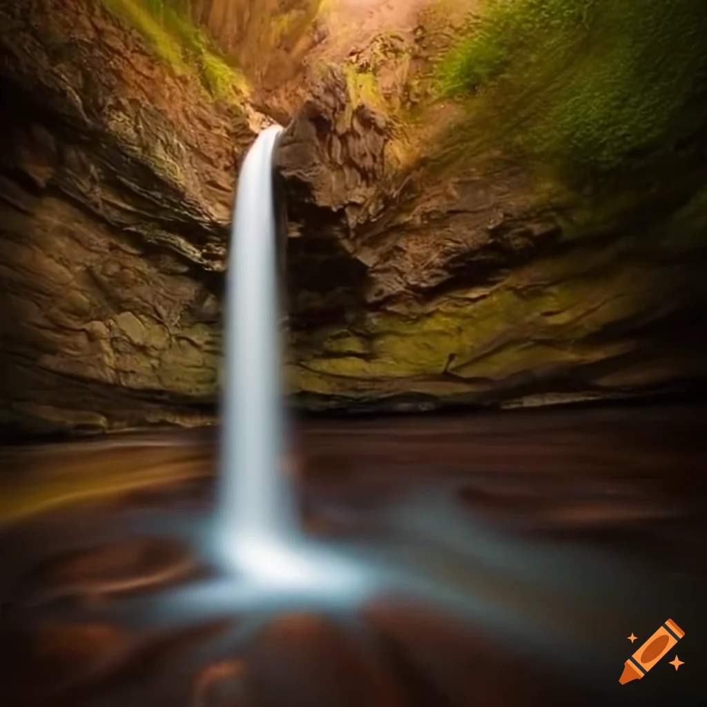 Chocolate waterfall in australia on Craiyon