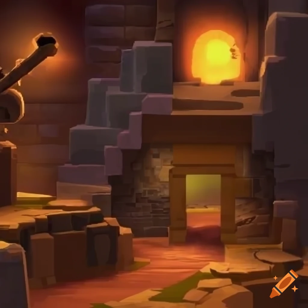 Stonehearth background image on Craiyon