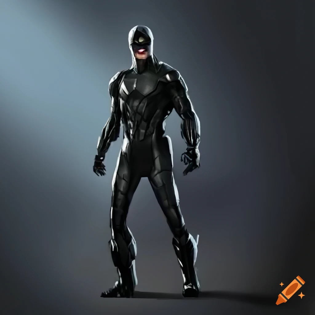 Generate a phot of a superhero, who is a speedster and has a silve ...