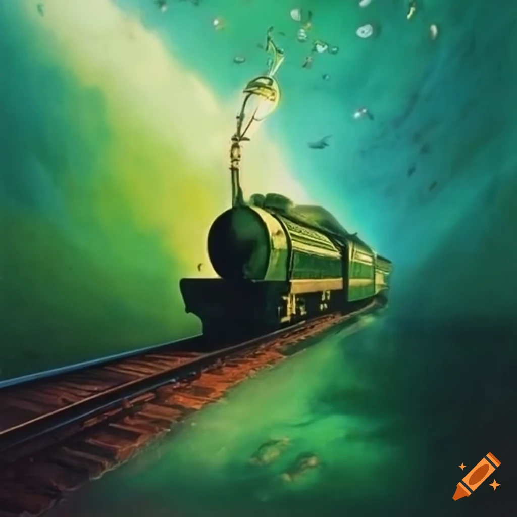 Train Painting Surreal